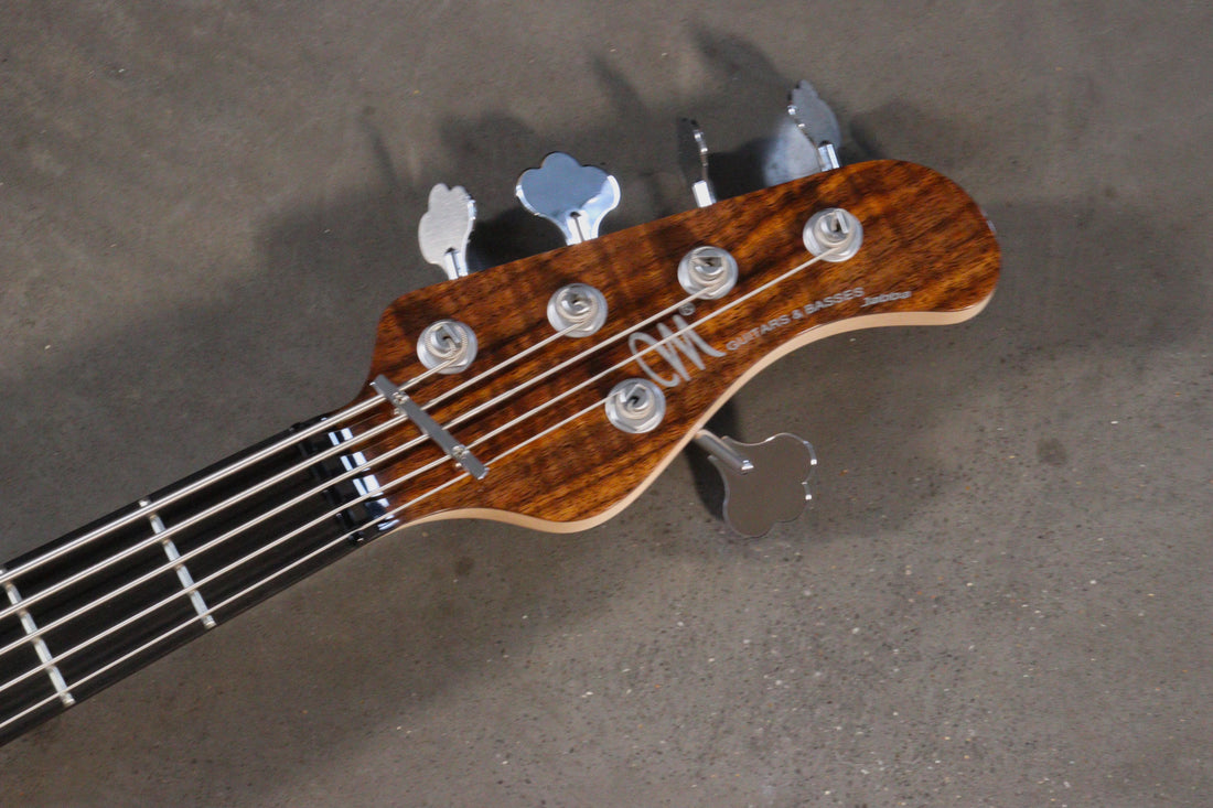 Mayones Jabba Custom shop 'Master Grade Walnut' – Bass Freaks Sprl