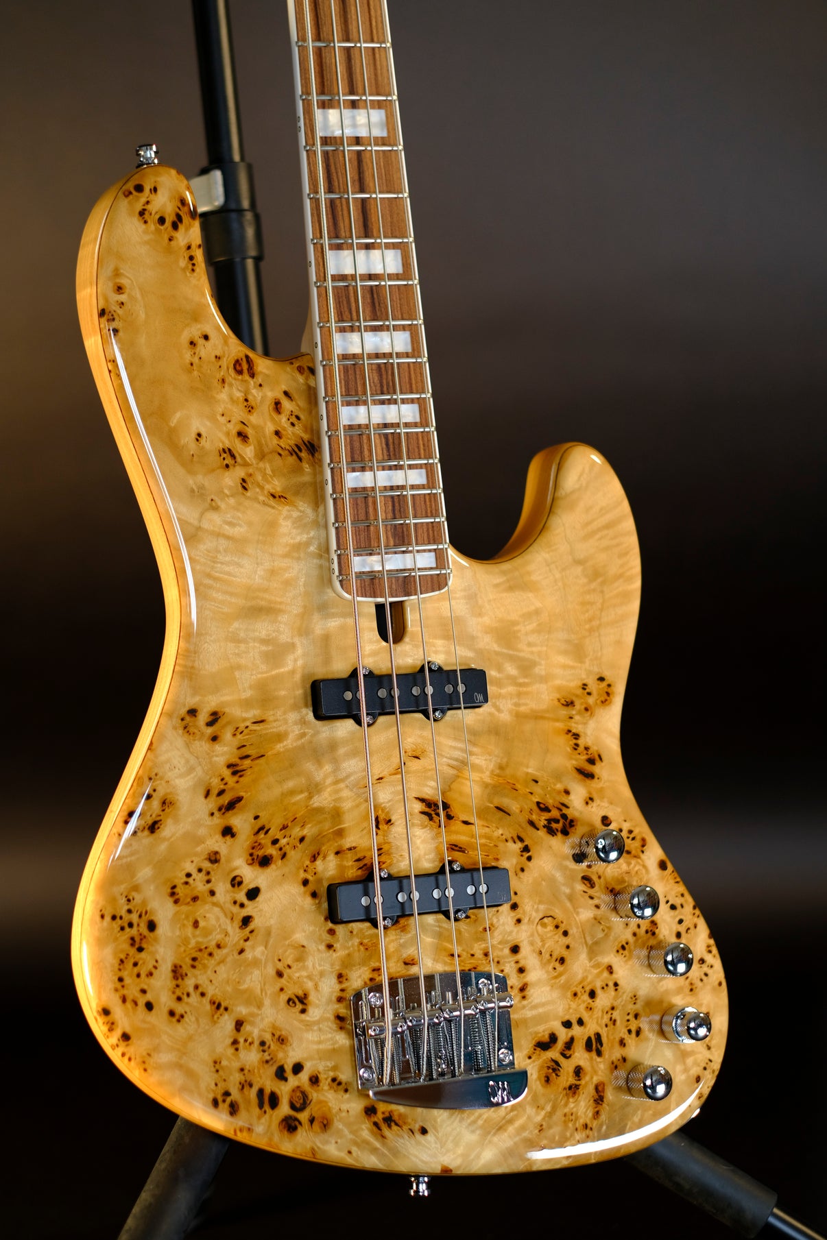 Mayones Guitars Jabba Custom Eye Poplar - Natural Gloss - Bass Freaks Sprl